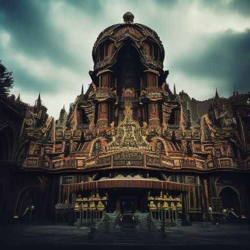 Ancient temple - AI Generated Artwork - NightCafe Creator