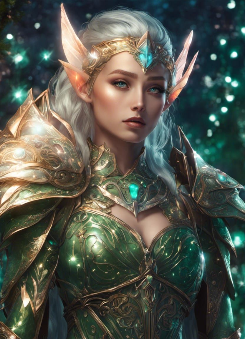 Elven royalty - AI Generated Artwork - NightCafe Creator