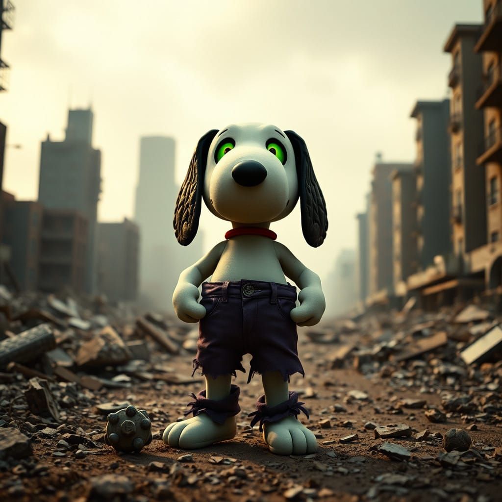 Snoopy is The Hulk - Hulk-Inspired Snoopy Dominates a Desola...