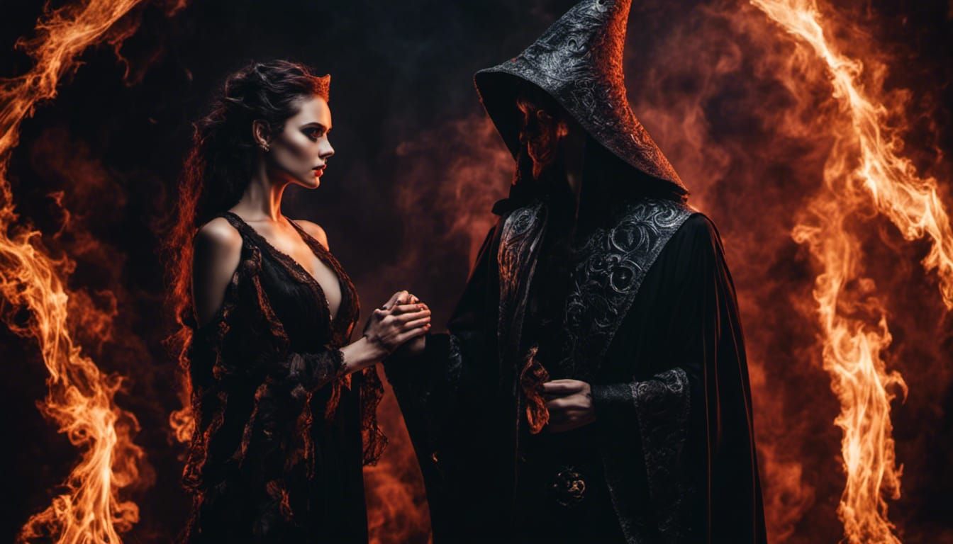 Through hellfire and brimstone... - AI Generated Artwork - NightCafe Creator