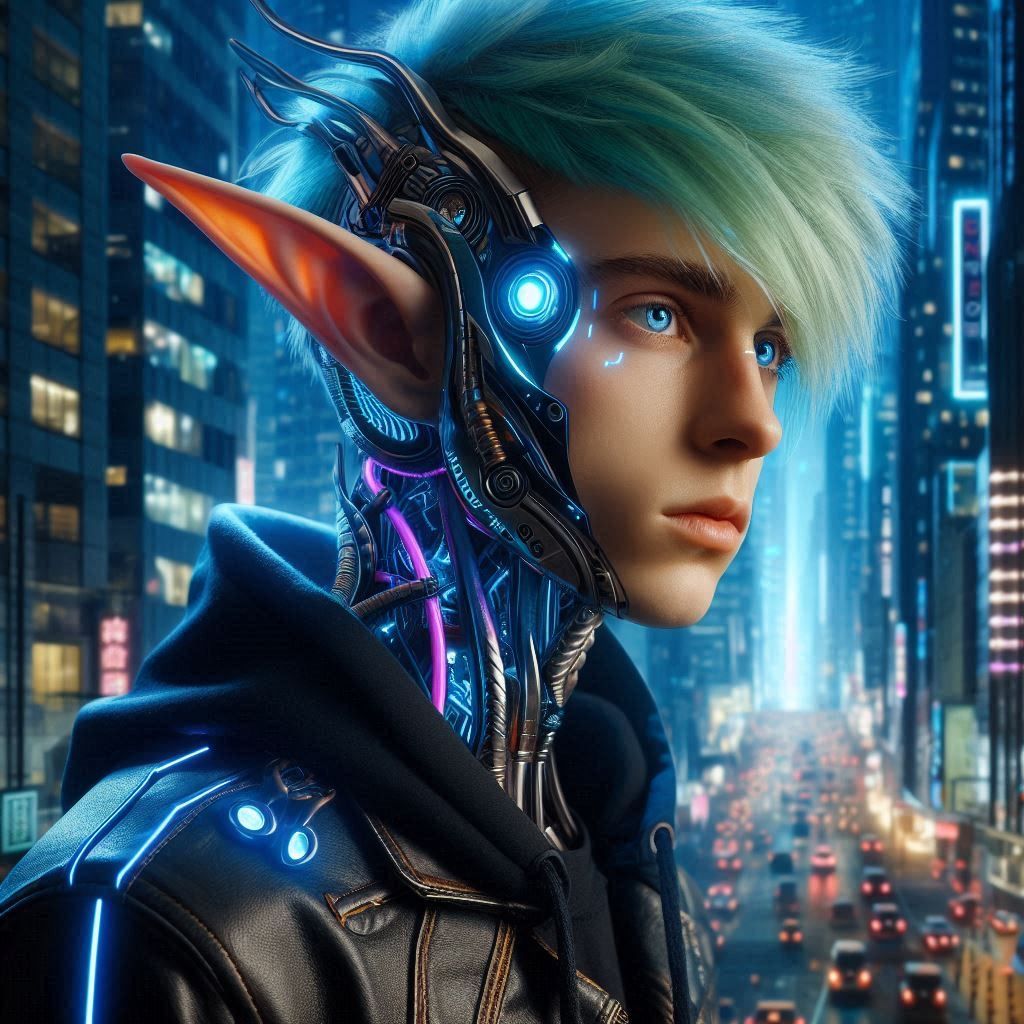 Elf Borg - AI Generated Artwork - NightCafe Creator