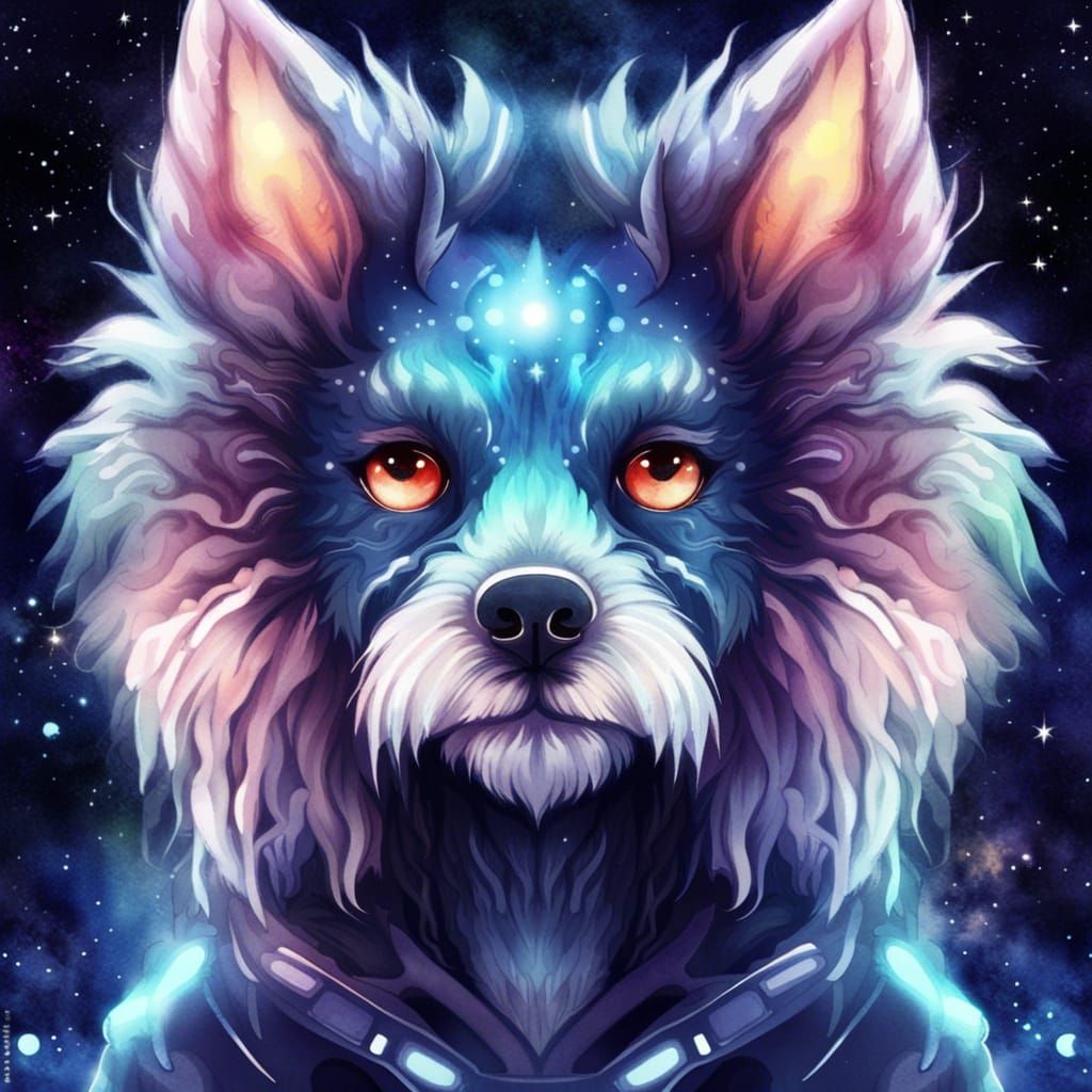 Alien dog - AI Generated Artwork - NightCafe Creator