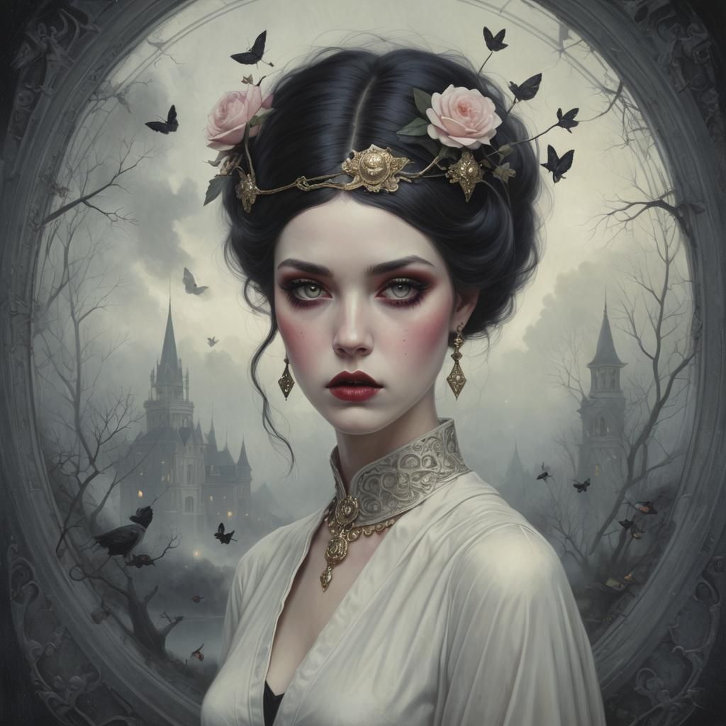 The Pale Princess - AI Generated Artwork - NightCafe Creator