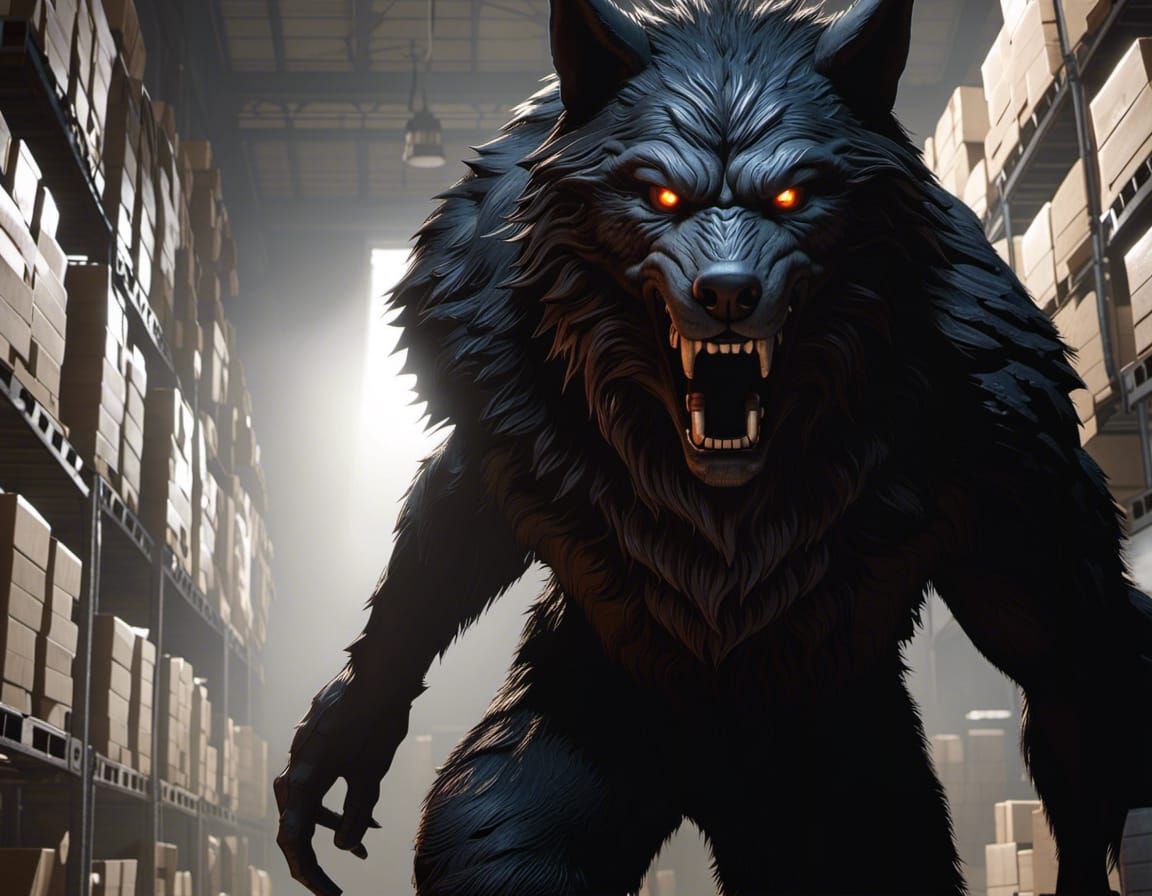 Werewolf - AI Generated Artwork - NightCafe Creator
