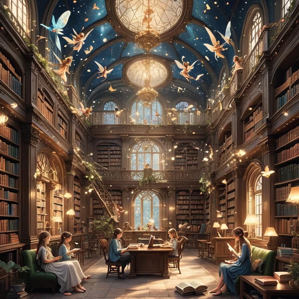 The world in books - AI Generated Artwork - NightCafe Creator