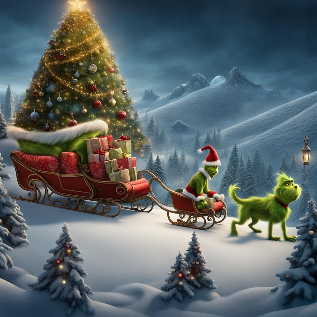 Grinch at Mount Crumpit Christmas, Christmas tree, Christmas dinner ...