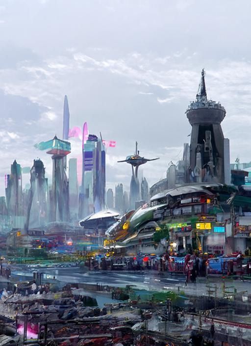 Sci-fi city 7022 by Alayna Danner Dang My Linh Alyn Spiller Lim Chuan ...