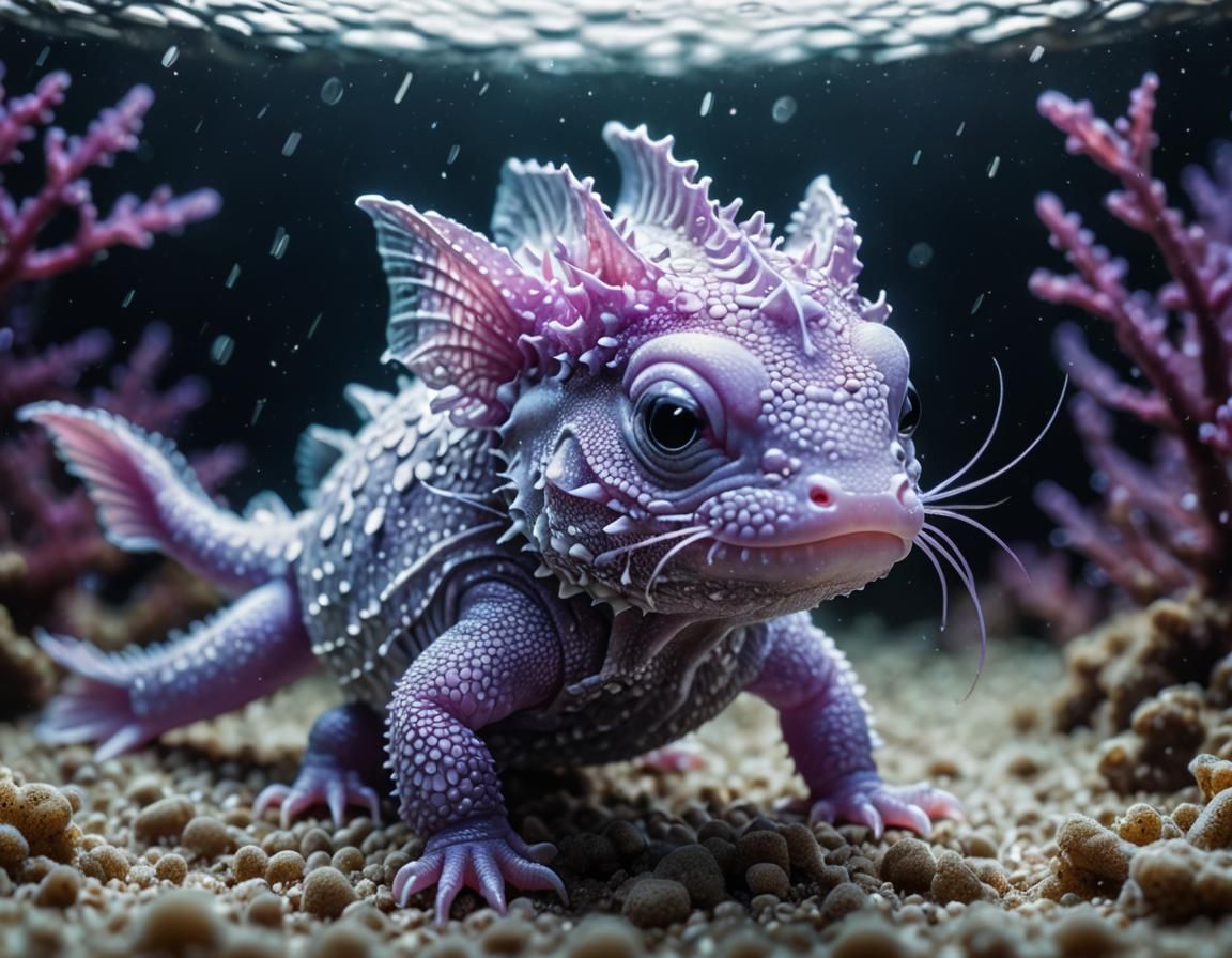 Alien Axolotl - AI Generated Artwork - NightCafe Creator