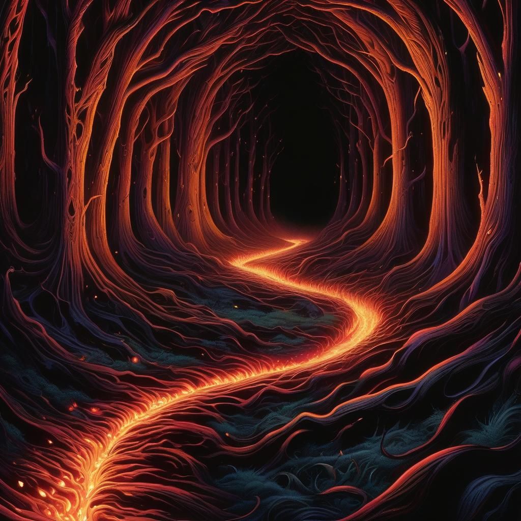 dark path - AI Generated Artwork - NightCafe Creator