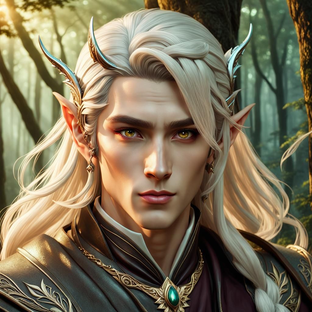 Elf Prince - 6 - AI Generated Artwork - NightCafe Creator