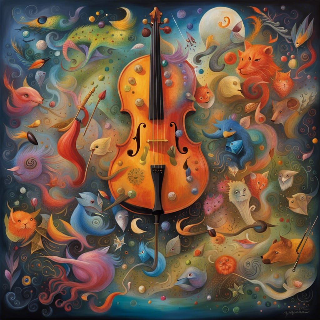 Symphony of the sounds - AI Generated Artwork - NightCafe Creator