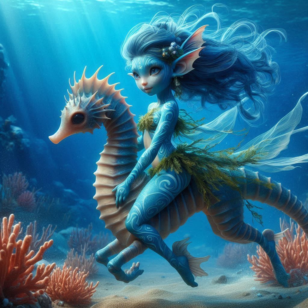Sea Pixie - AI Generated Artwork - NightCafe Creator