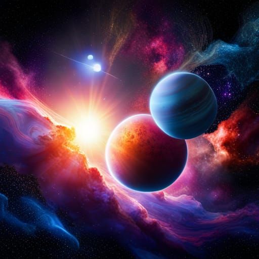 Starscape Nebula - AI Generated Artwork - NightCafe Creator