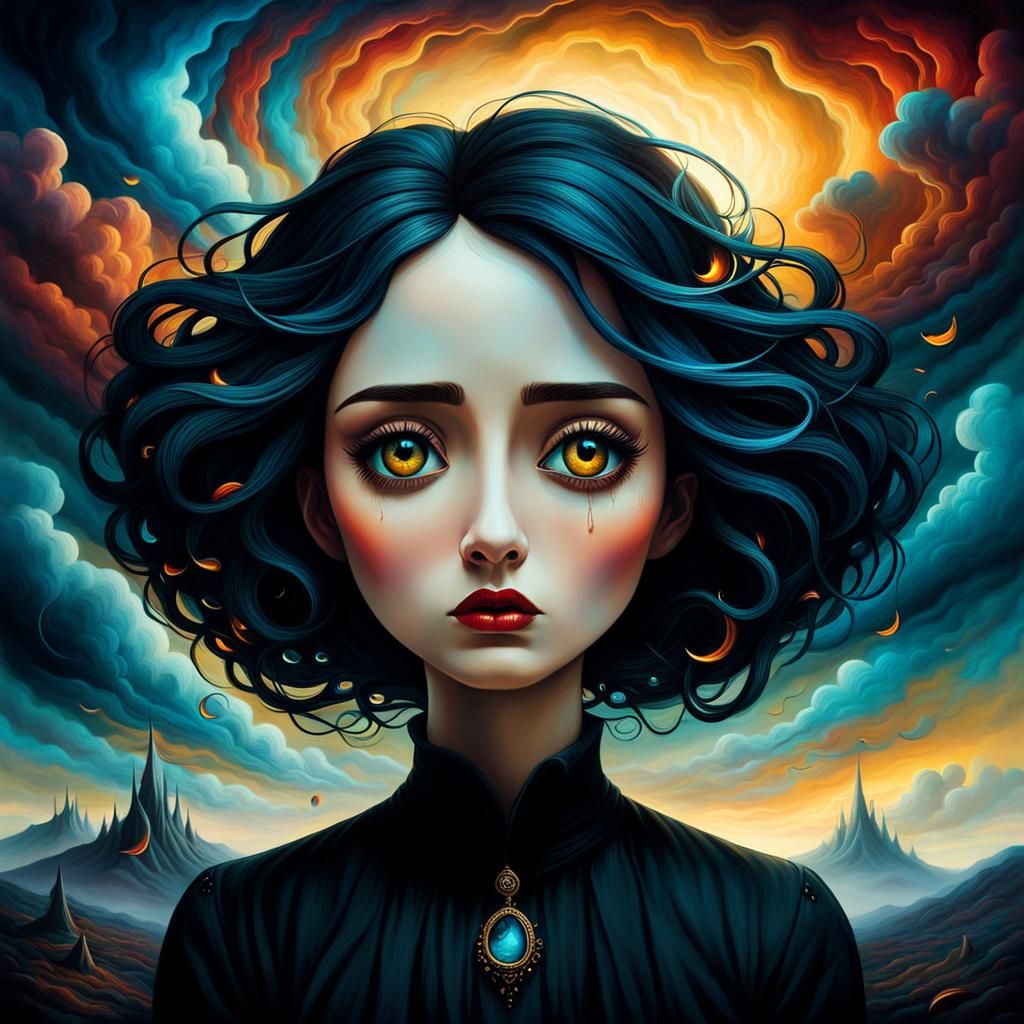 From the Depths of Anguish and Despair, Joy and Pe... - AI Art