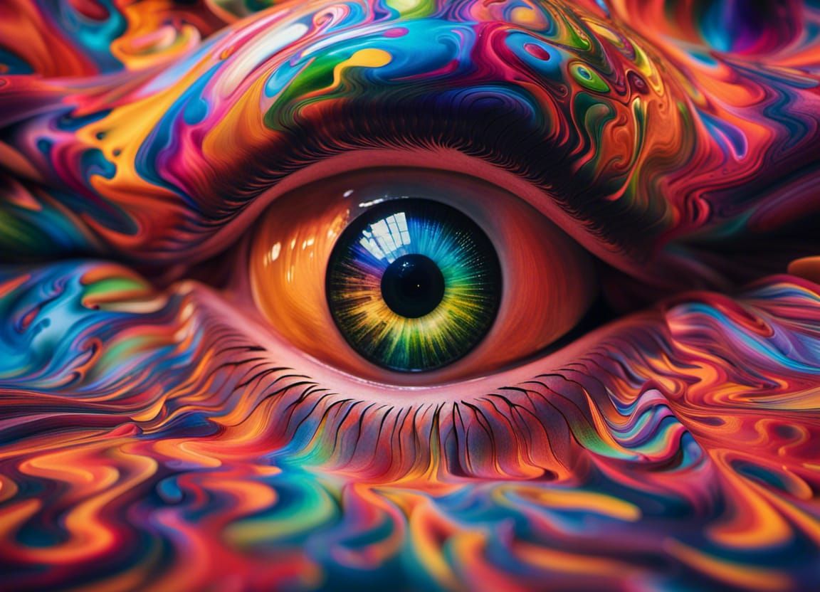 Psychedelic Vision - AI Generated Artwork - NightCafe Creator