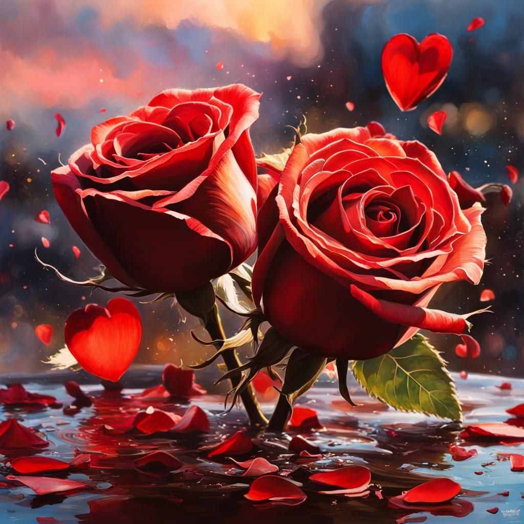 roses - AI Generated Artwork - NightCafe Creator