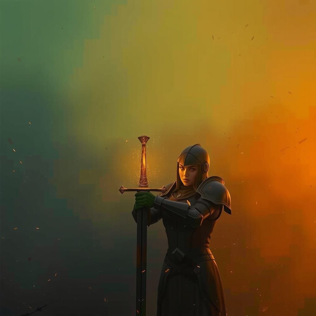 Dark Fantasy Medeval Warrior in Stunning 8k Concep... - AI Art