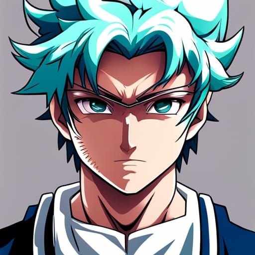 A mix of DBZ and MHA characters - AI Generated Artwork - NightCafe Creator