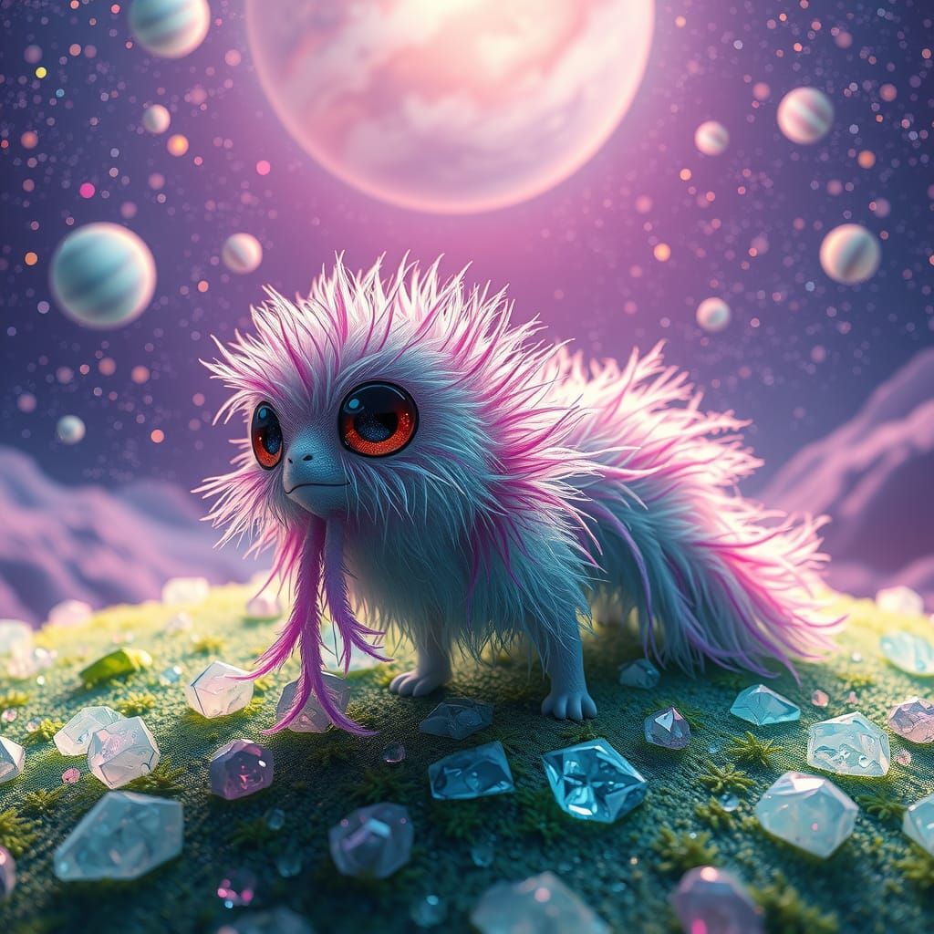 Cosmic Worm - AI Generated Artwork - NightCafe Creator