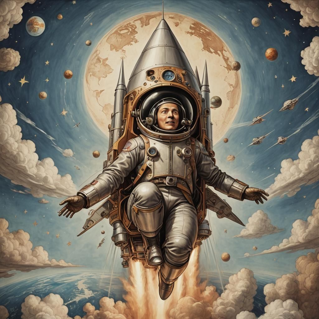 Rocket Man: A Da Vinci Interpretation - AI Generated Artwork ...