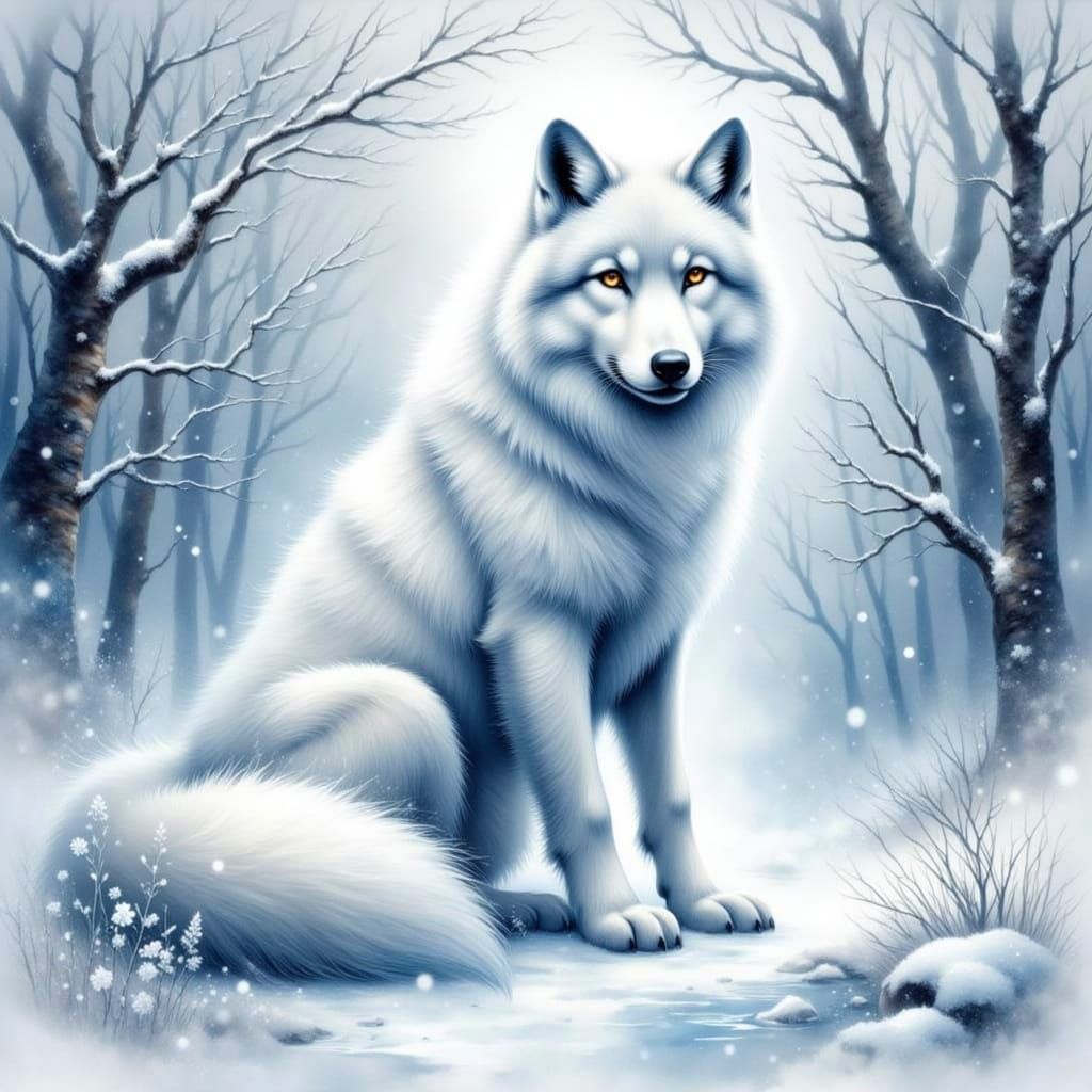 Snowy wolf - Snowy wolf