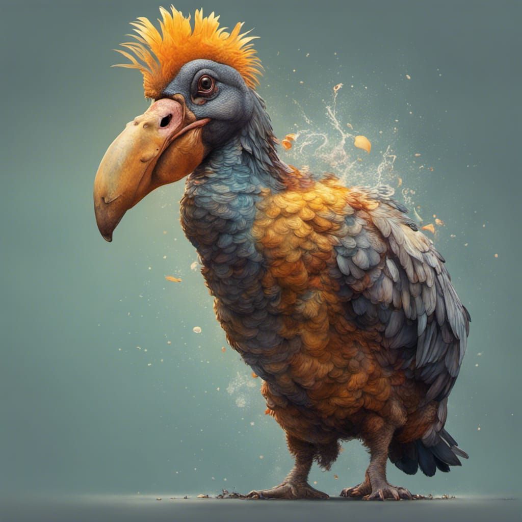 The Dodo Bird - AI Generated Artwork - NightCafe Creator
