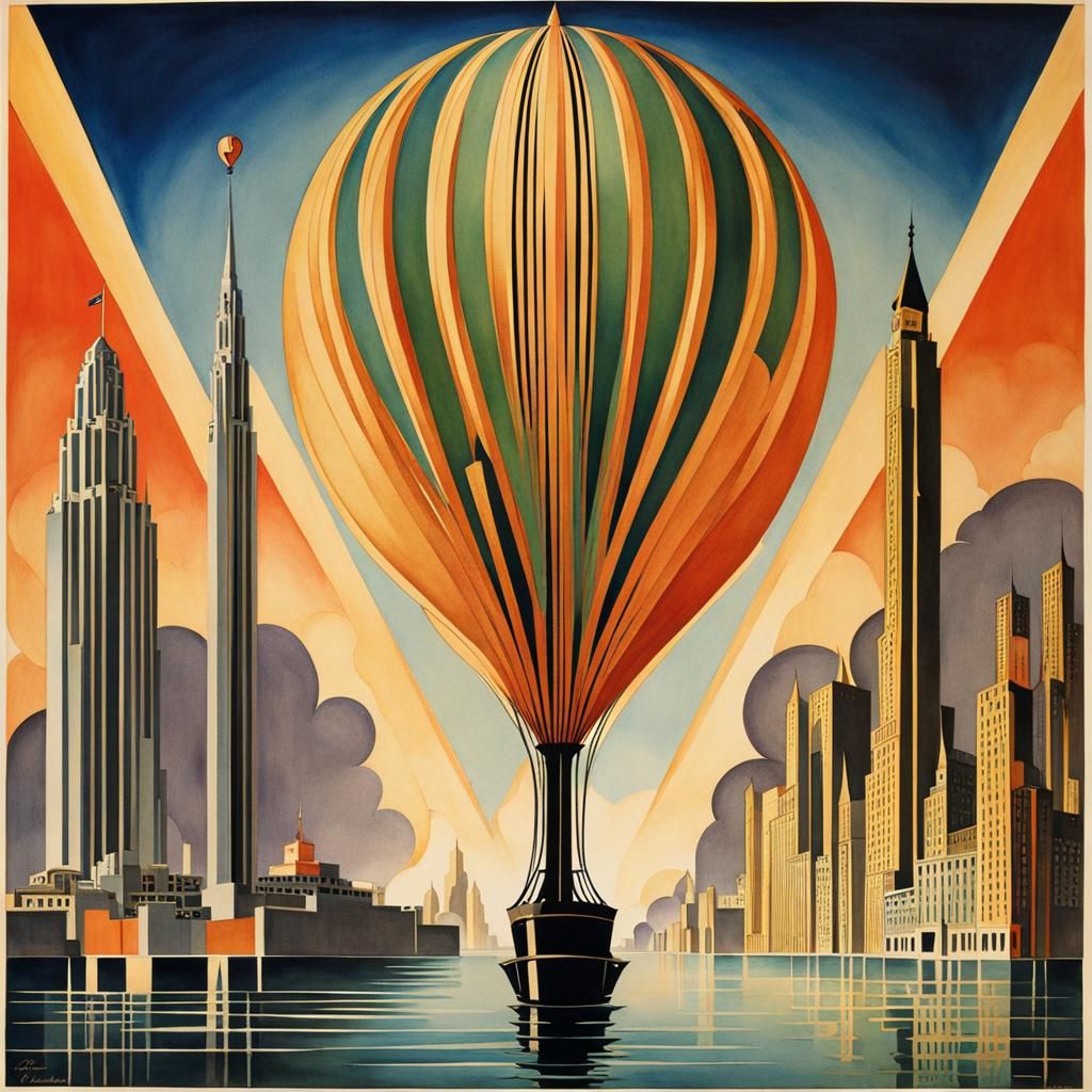 Hot air balloon - AI Generated Artwork - NightCafe Creator