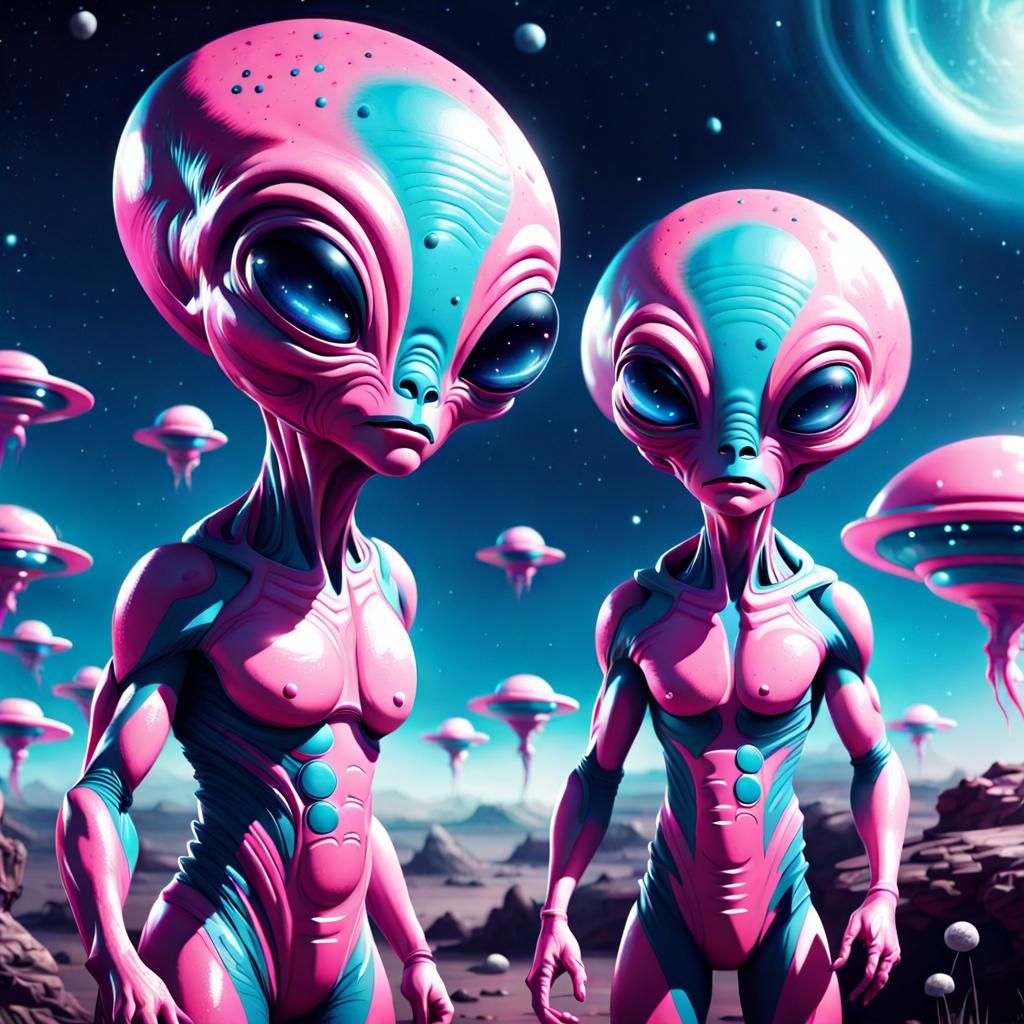 Biorobotic aliens - AI Generated Artwork - NightCafe Creator