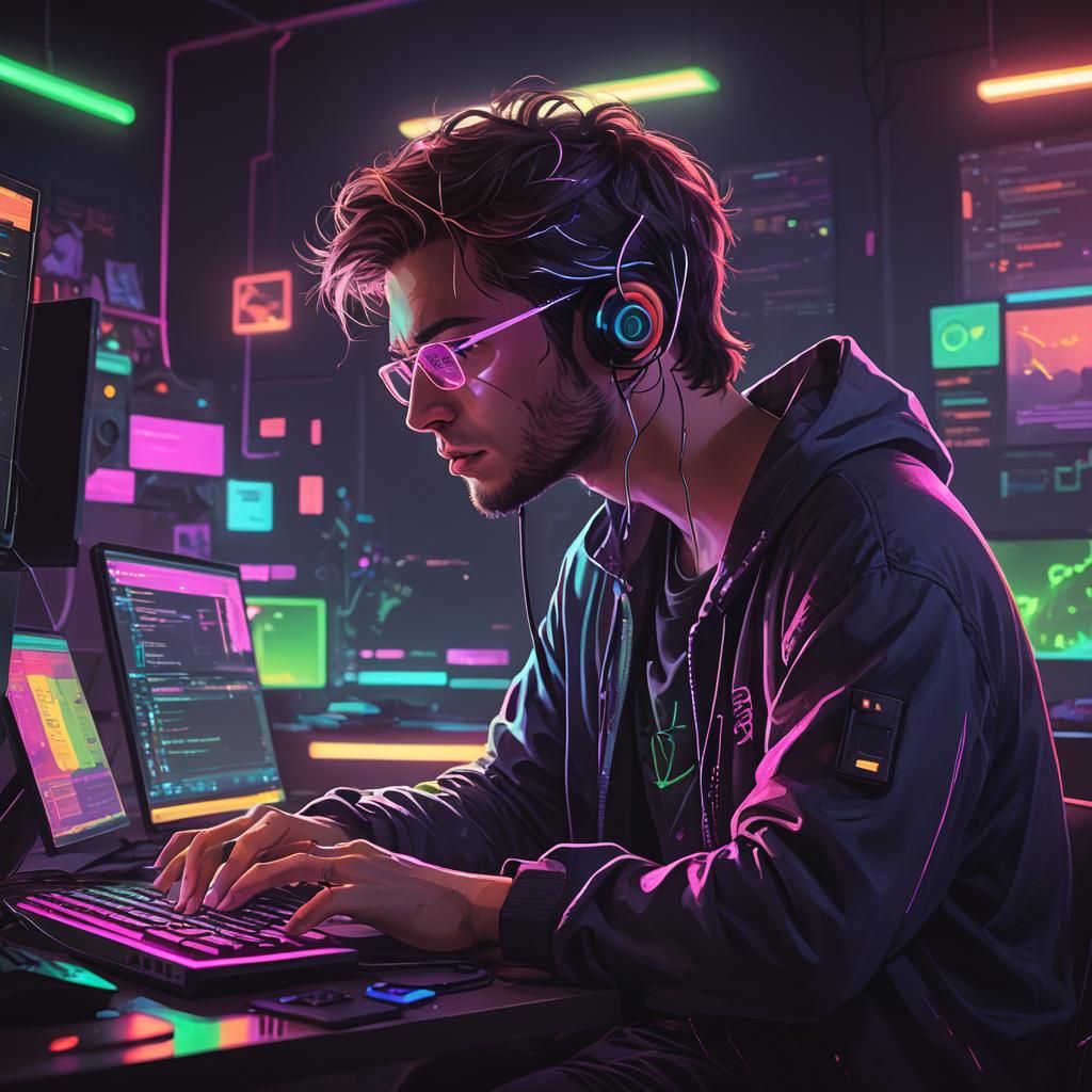 coding - AI Generated Artwork - NightCafe Creator