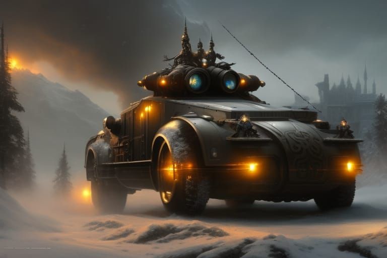 Vehicle #3 - AI Generated Artwork - NightCafe Creator