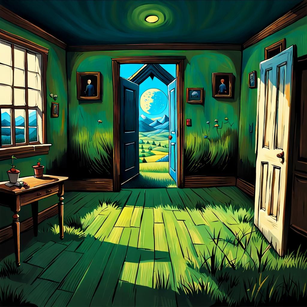 inside the mystery house - AI Generated Artwork - NightCafe Creator