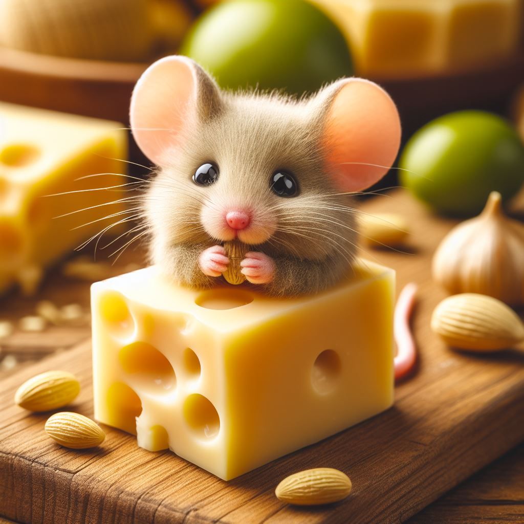 Mouse in Cheese - AI Generated Artwork - NightCafe Creator