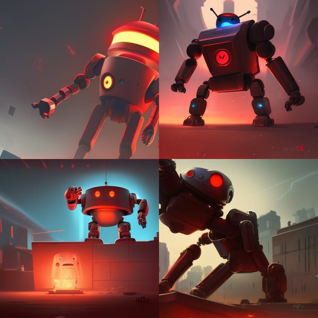 Bad Robot - AI Generated Artwork - NightCafe Creator