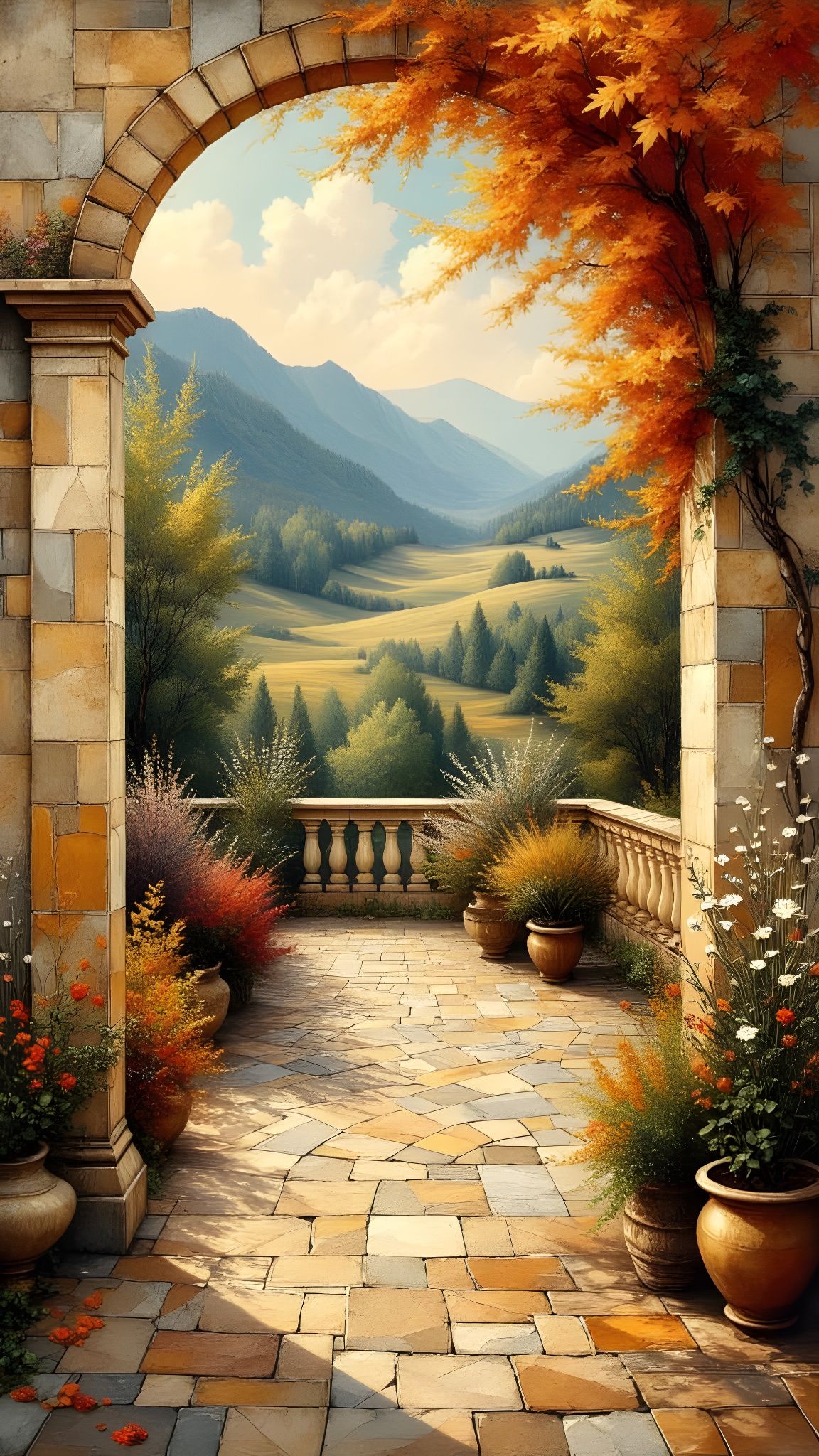 Tuscan Terrace View - Tuscan Terrace View