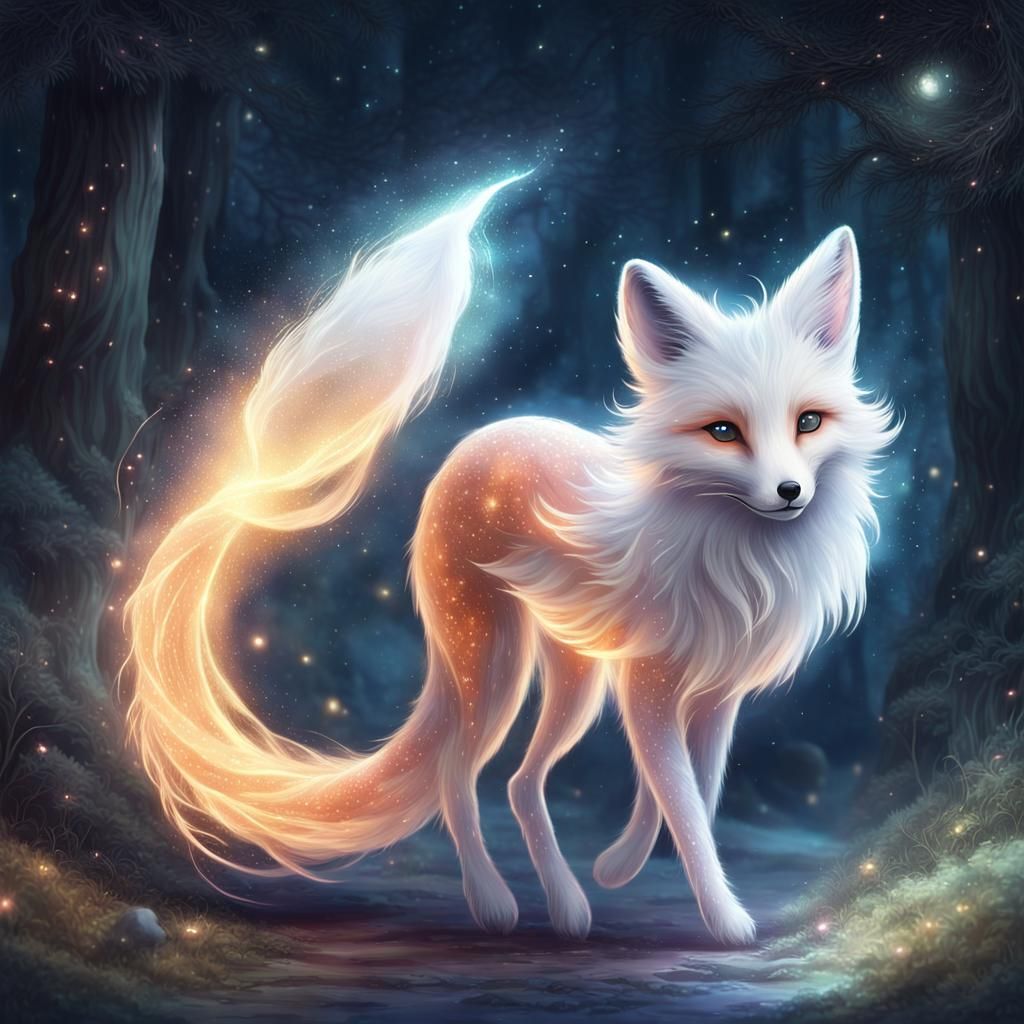 Spirit Fox - AI Generated Artwork - NightCafe Creator