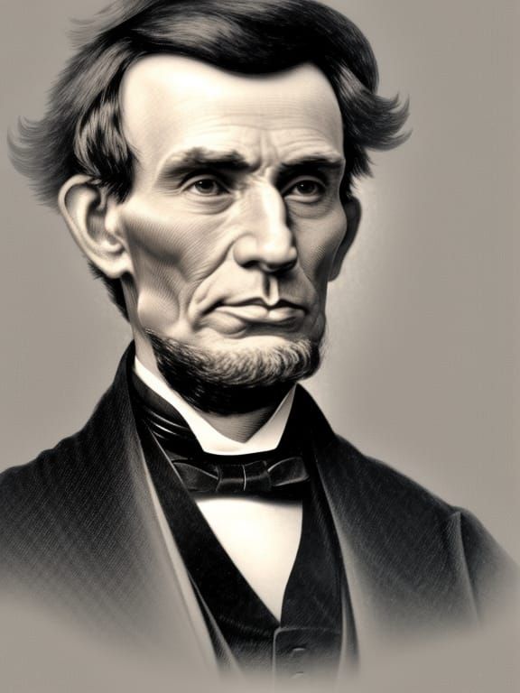 Abraham Lincoln - AI Generated Artwork - NightCafe Creator