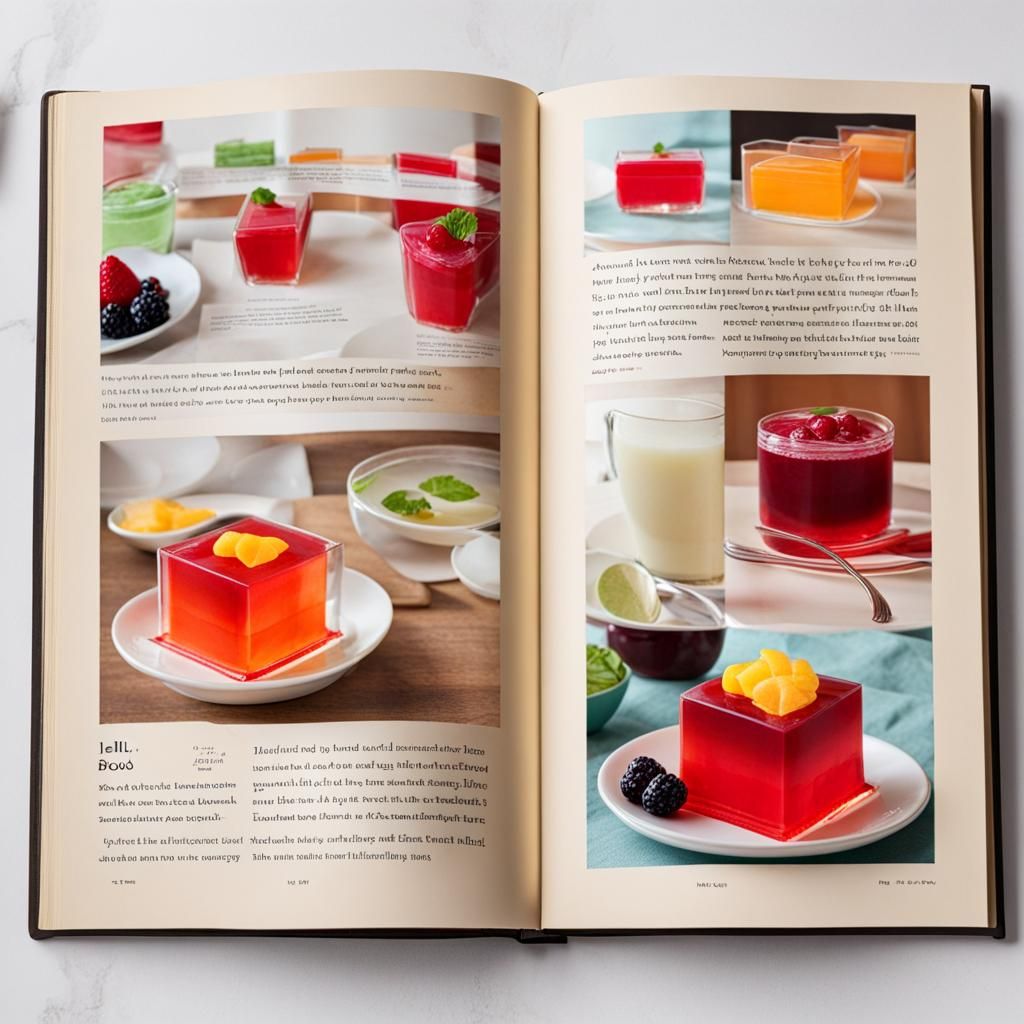 A book about Jell-O - AI Generated Artwork - NightCafe Creator