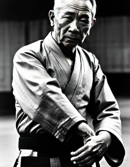 Jigoro Kano the master of judo portrait - AI Generated Artwork ...