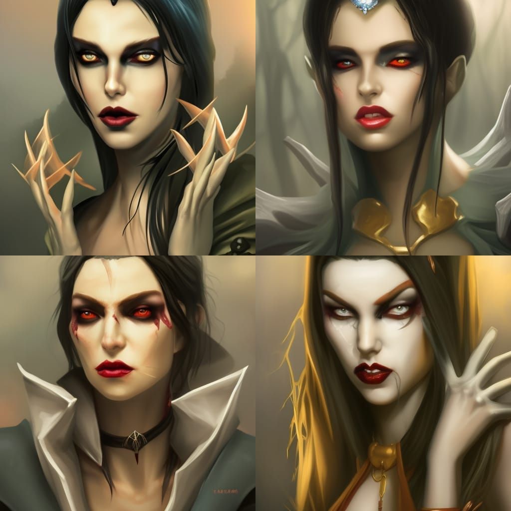 Queen of the vampires - AI Generated Artwork - NightCafe Creator