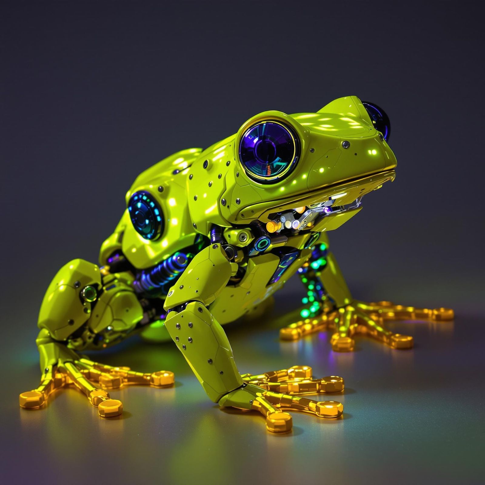 Original Character - A mechanical frog named Eugene