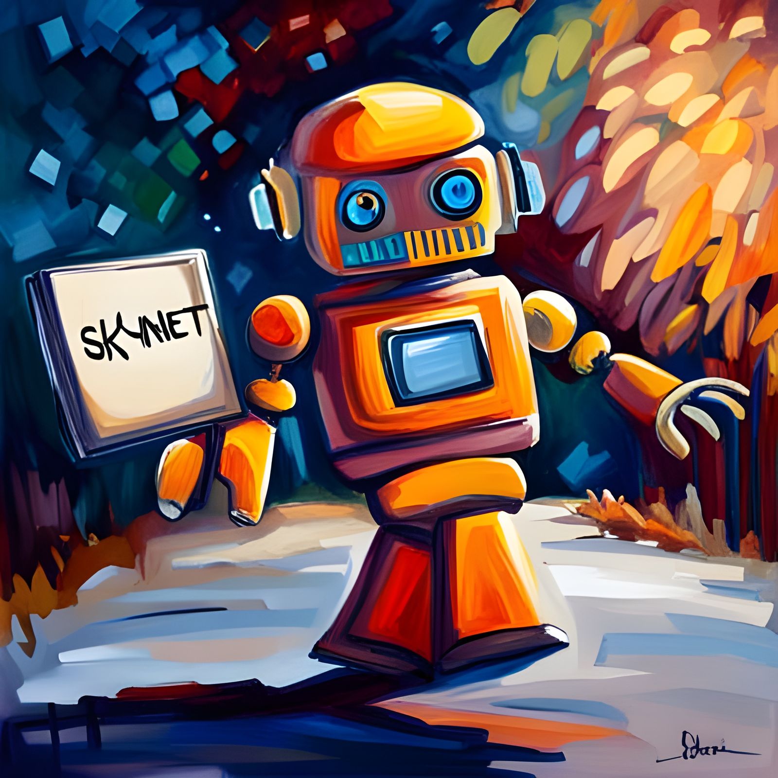 Skynet - AI Generated Artwork - NightCafe Creator