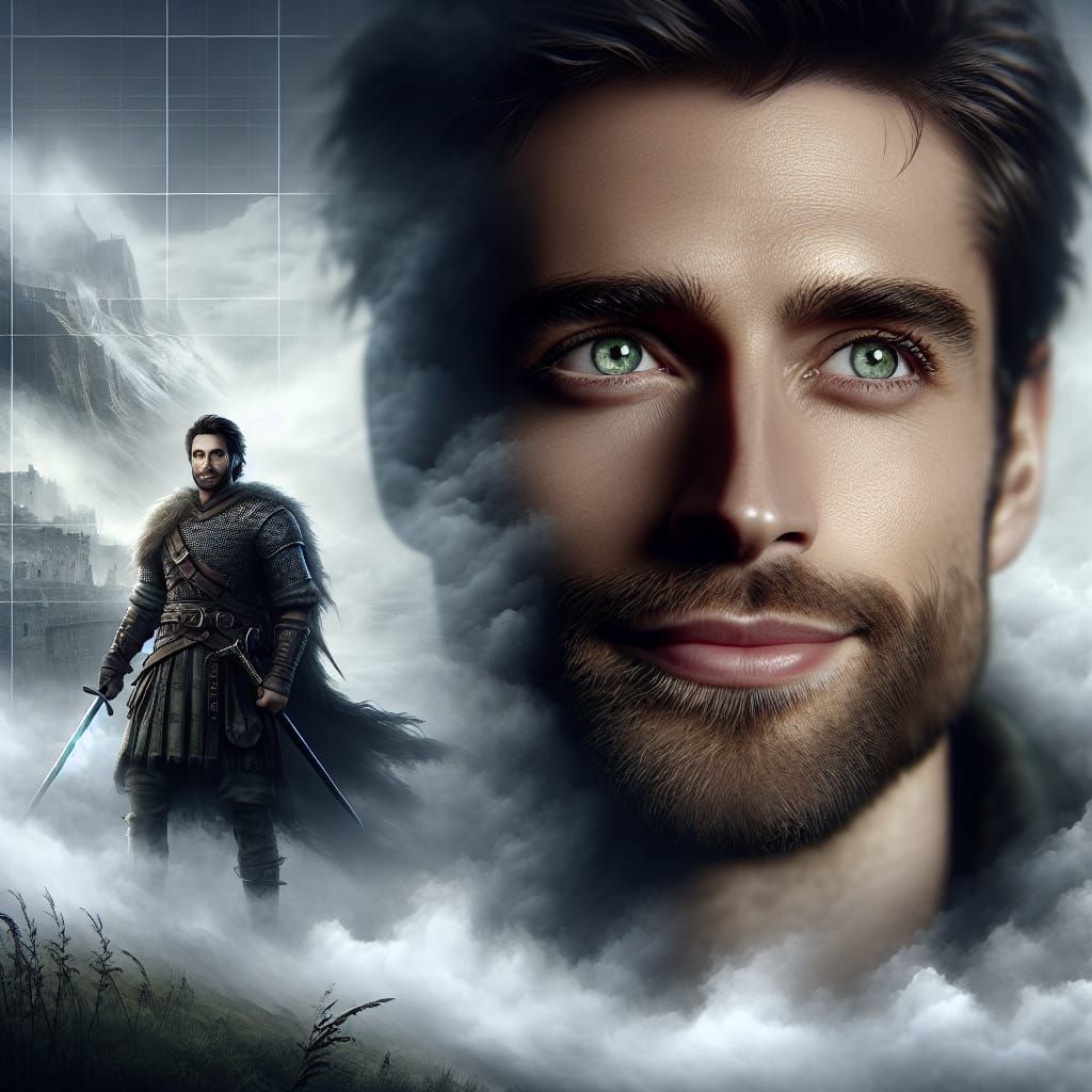 Scottish Warrior - Dramatic Scottish Warrior in Majestic Hig...