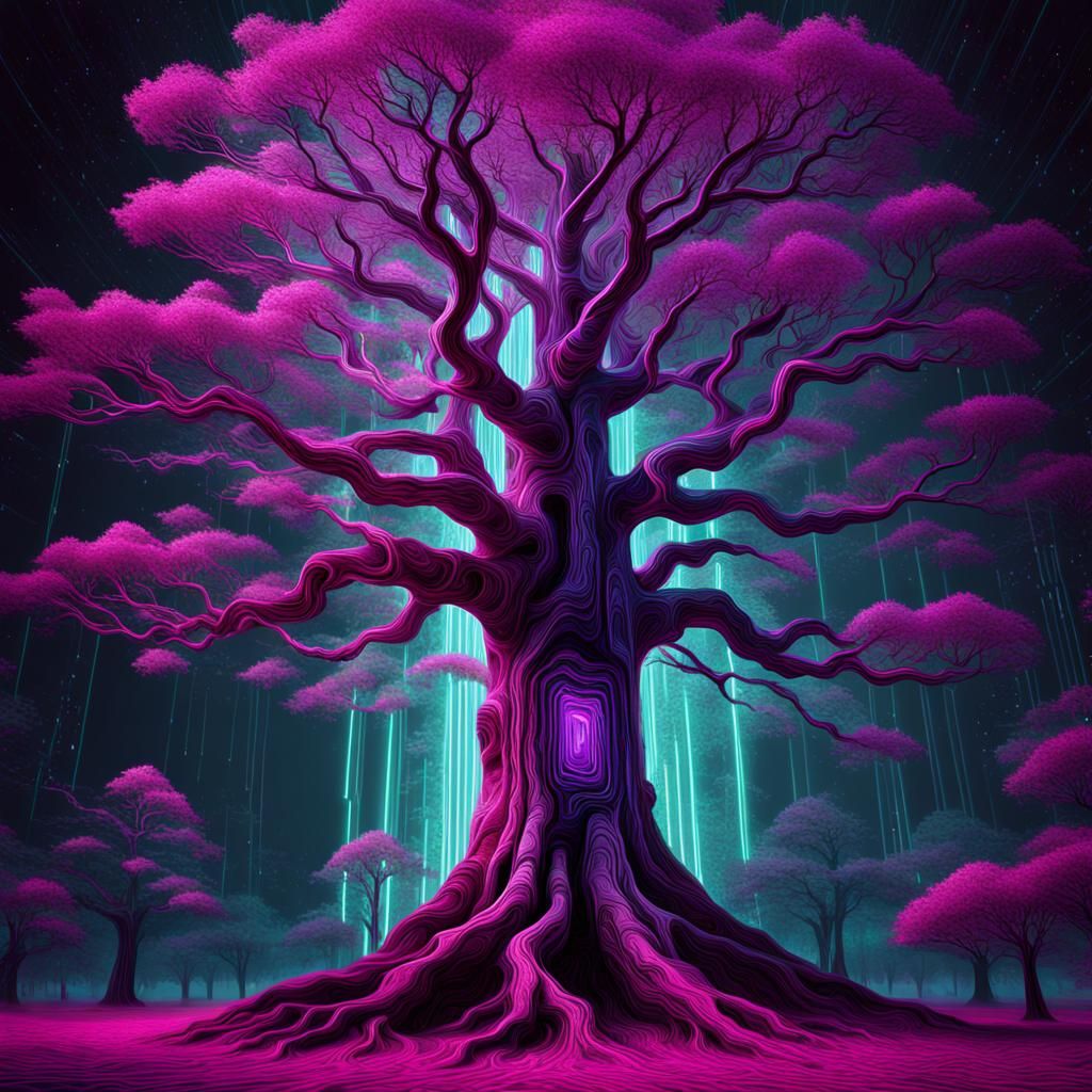 A digital rendering of a tree entity - AI Generated Artwork - NightCafe ...