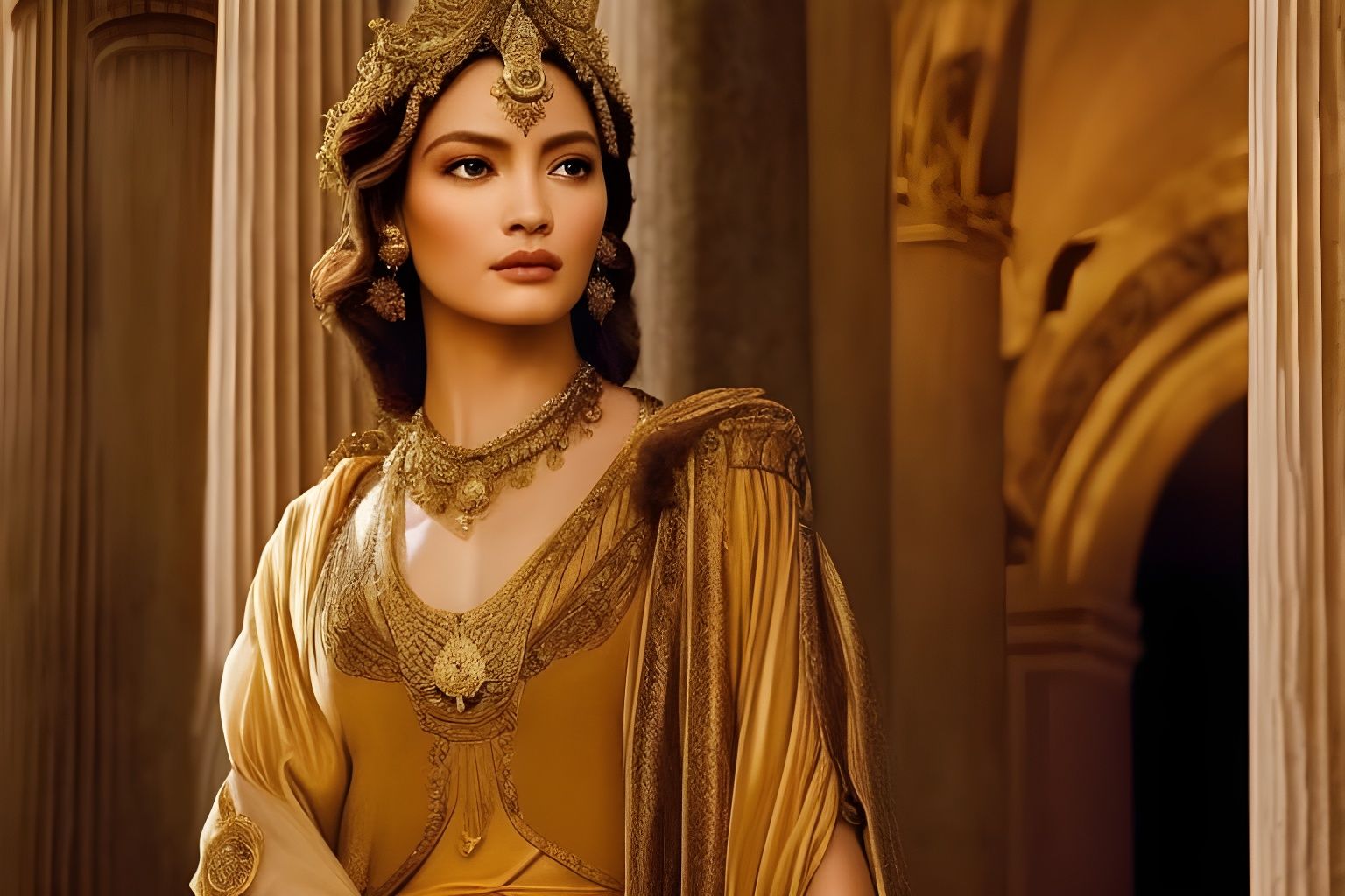 Pythia at Delphi - AI Generated Artwork - NightCafe Creator