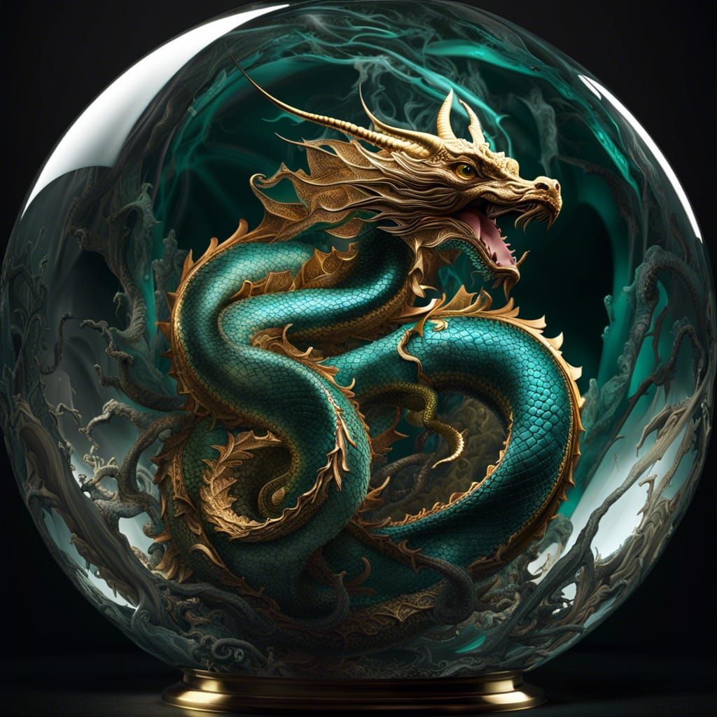 Defending Dragon - AI Generated Artwork - NightCafe Creator