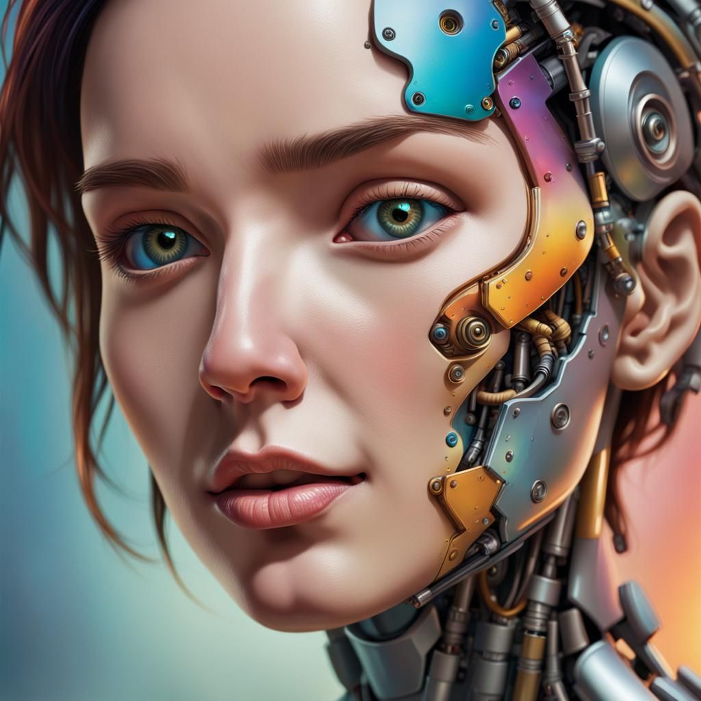 A woman's face - AI Generated Artwork - NightCafe Creator