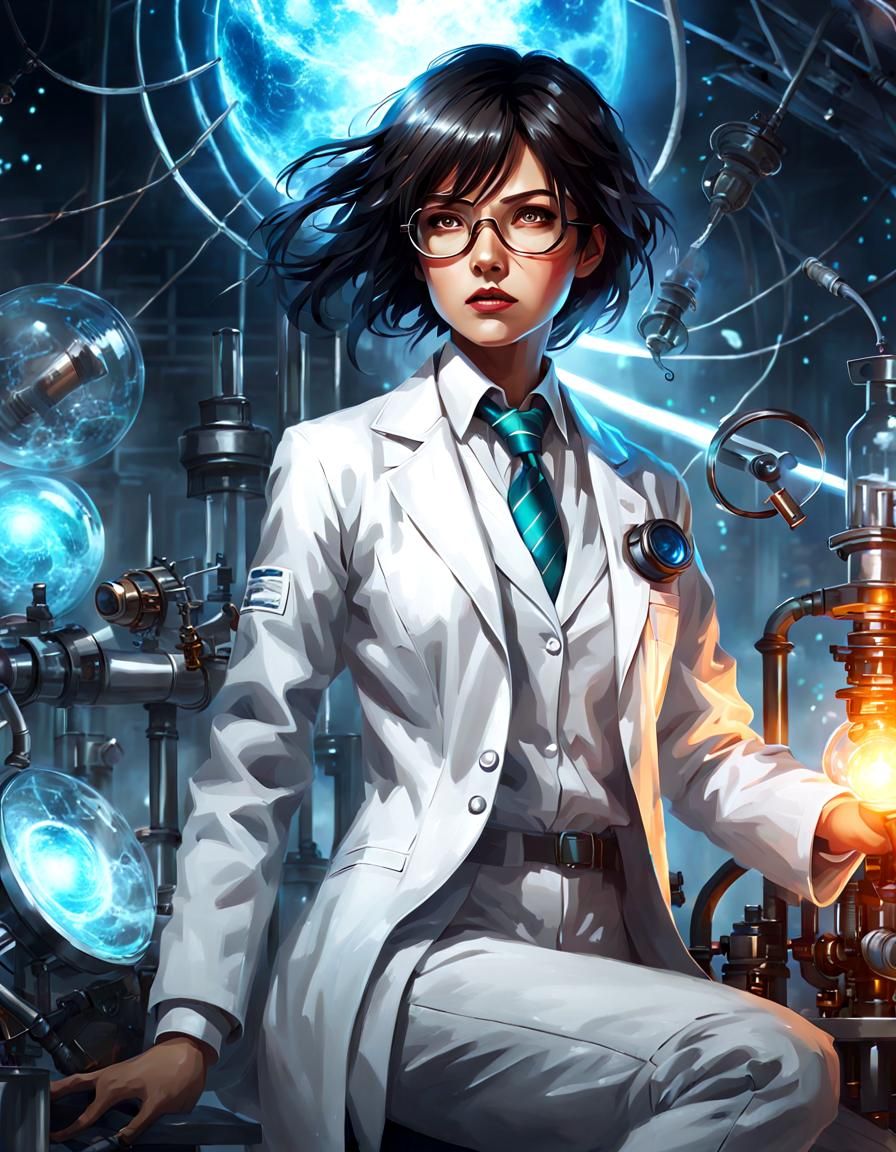 The Scientist - AI Generated Artwork - NightCafe Creator