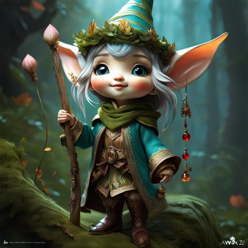 Puppet Wizard Elf - AI Generated Artwork - NightCafe Creator