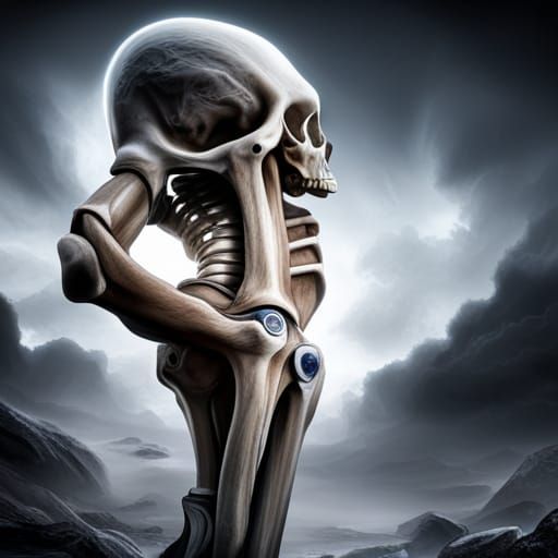 BONES. - AI Generated Artwork - NightCafe Creator