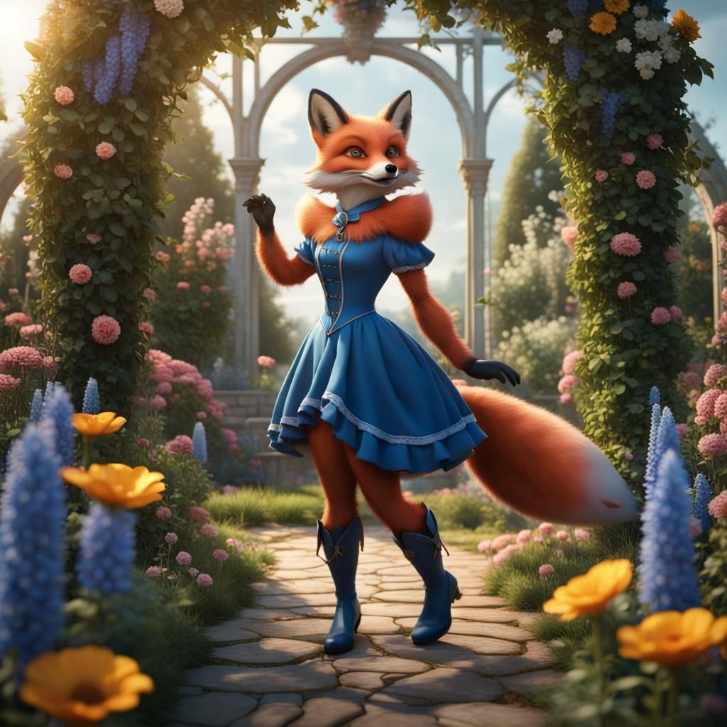 Lady-Fox - AI Generated Artwork - NightCafe Creator